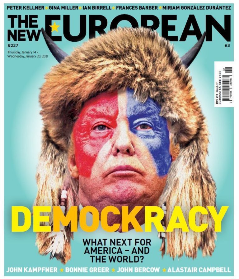 Cover to “The New European” #227, 2021 | Eric Robert Nolan, Author