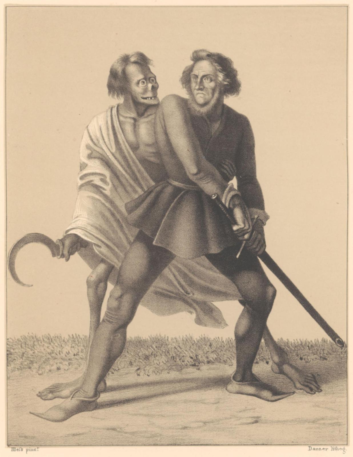 “The Executioner” From “Basel’s Dance of Death,” Hieronymus Hess, circa ...