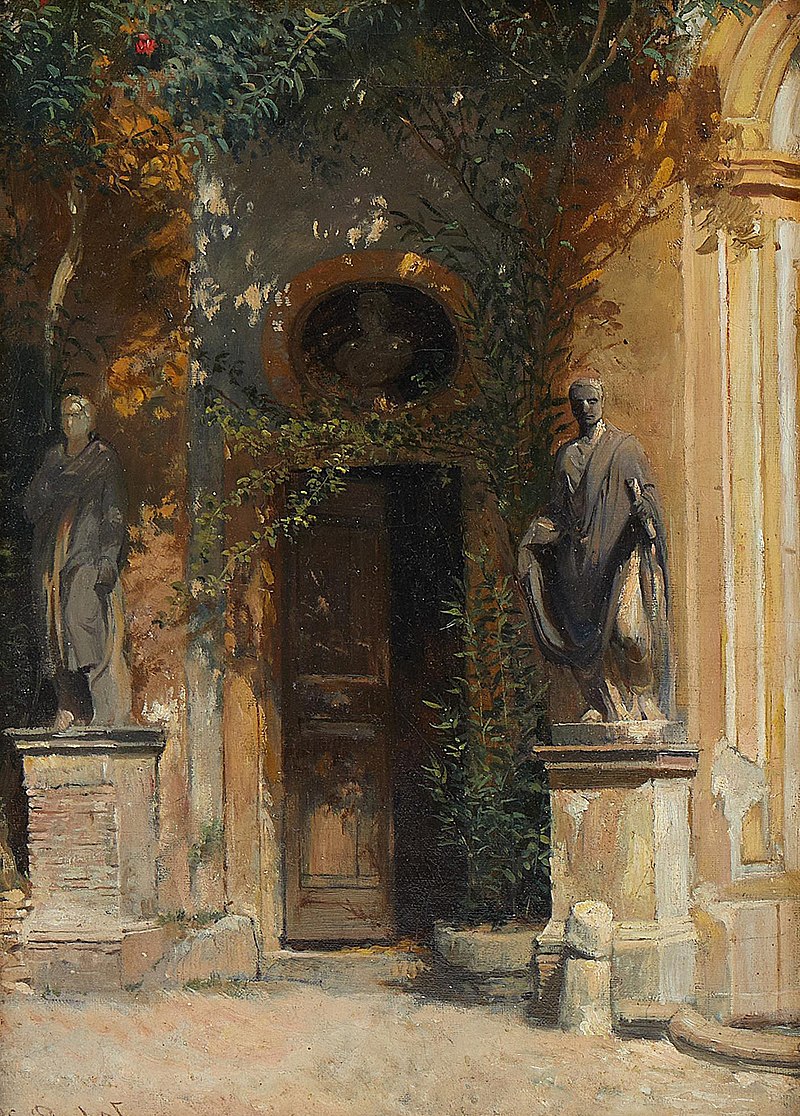 “Portal Flanked by Two Sculptures,” Carl Probst | Eric Robert Nolan, Author