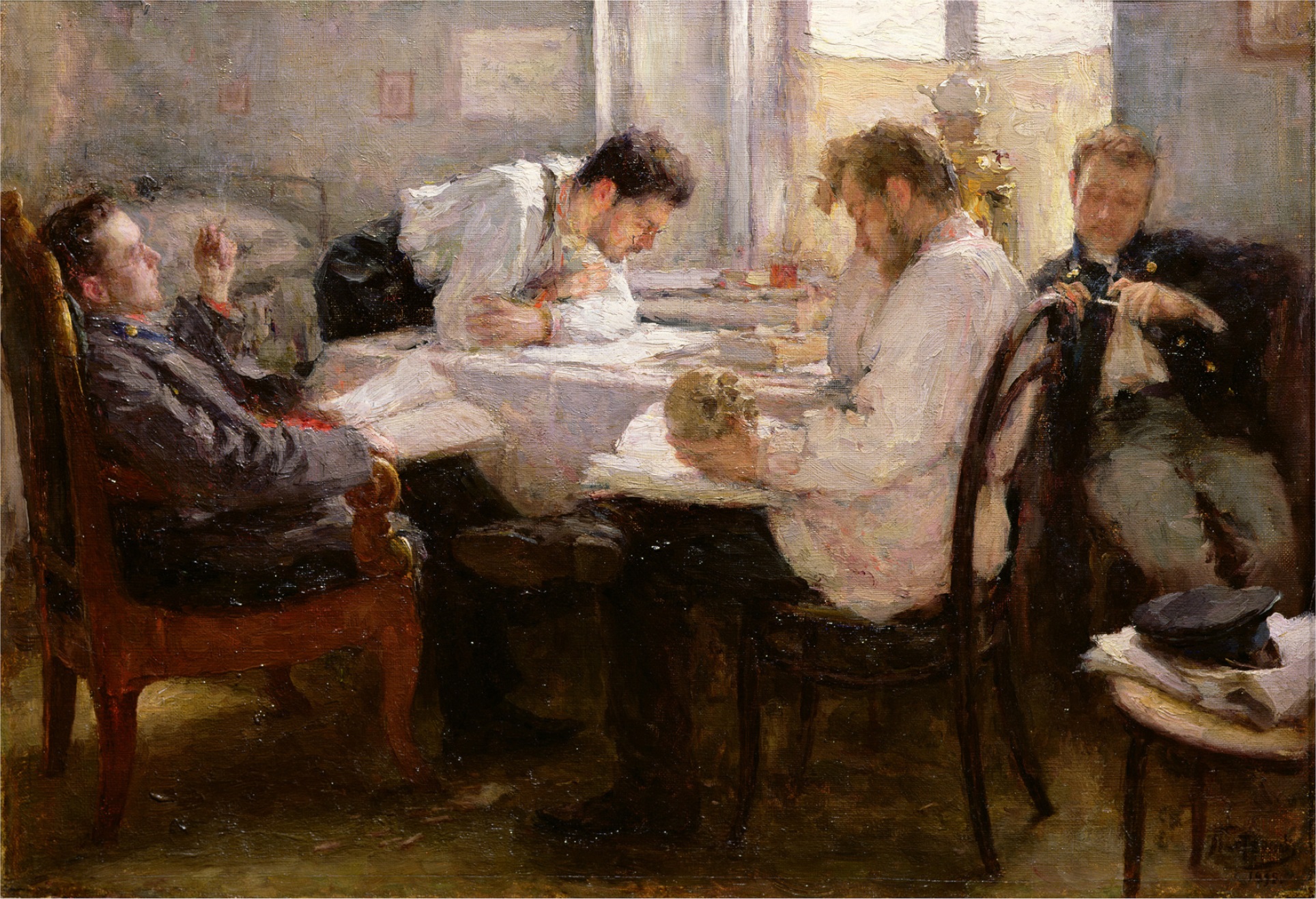 “The Night Before the Exam,” Leonid Pasternak, 1895 | Eric Robert Nolan ...