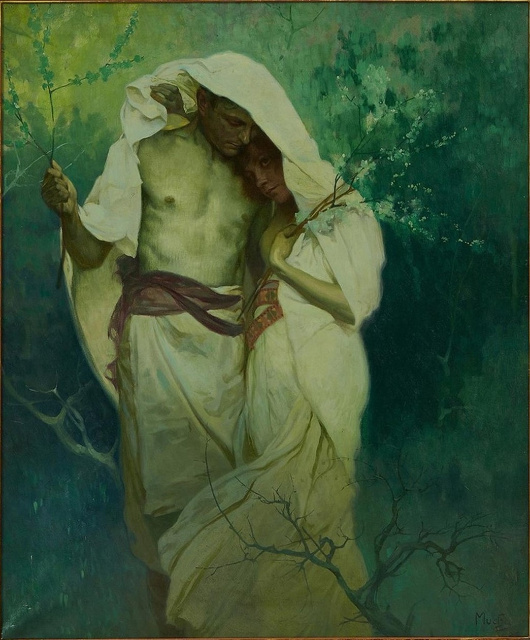 “Young Couple from Rusadla,” Alfons Mucha, 1920 | Eric Robert Nolan, Author