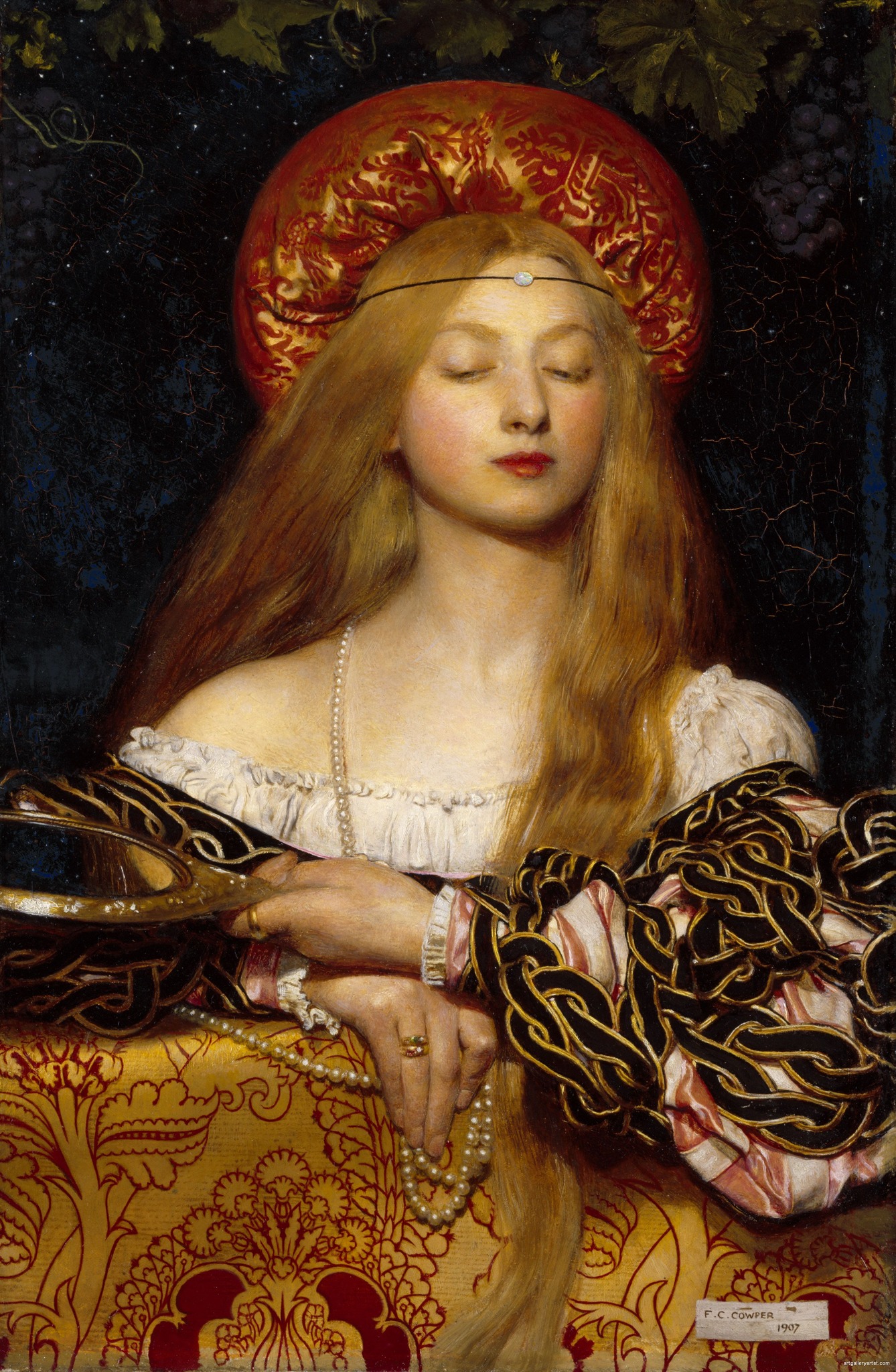 “Vanity,” Frank Cadogan Cowper, 1907 | Eric Robert Nolan, Author